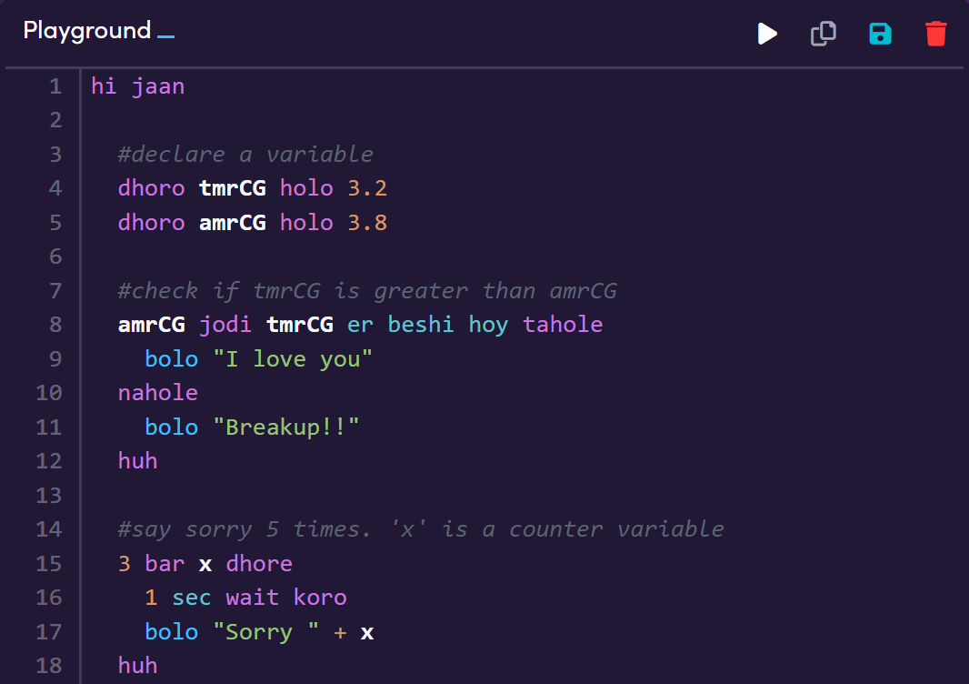 JaanLang programming language