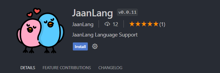 JaanLang programming language